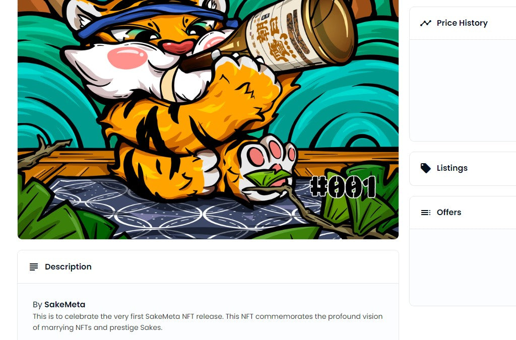 SakeMeta Inaugural Year of the Tiger NFT released